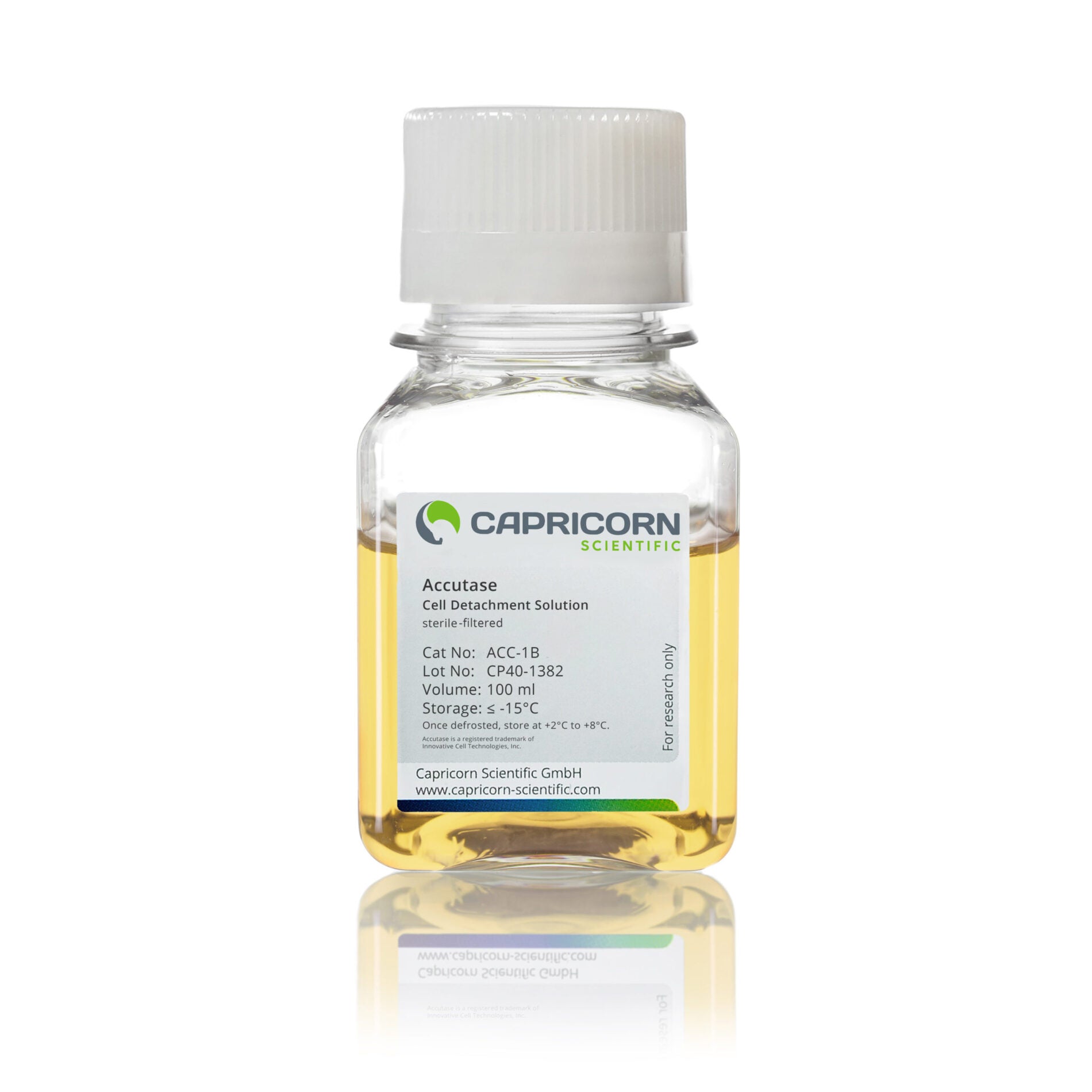 Accutase Cell Detachment Solution, 100 ml, Capricorn Scientific ...