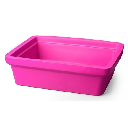 Ice pan, rectangular, maxi 9L pink – Appleton Woods | UK Lab Supplies