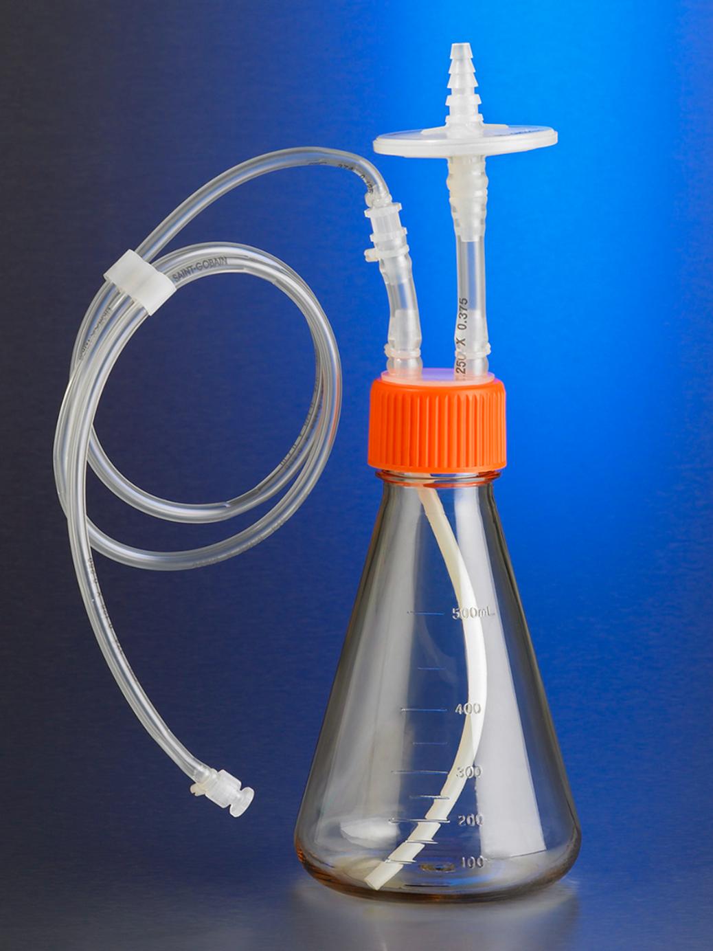 Corning® Erlenmeyer Flask, 500mL, Plain, With Aseptic Connector, Steri ...