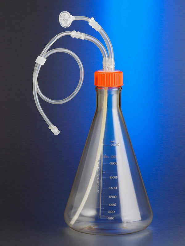 Corning® Erlenmeyer Flask, 2L, Plain, With Aseptic Connector, MLL, Ste ...