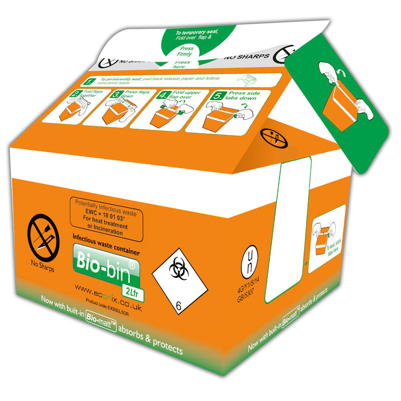 Bio-bin® Waste Container, Econix – Appleton Woods | UK Lab Supplies