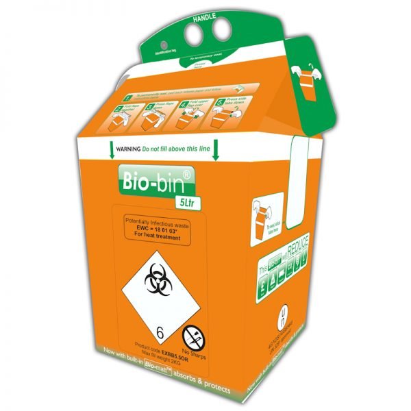 Bio-bin® Waste Container, Econix – Appleton Woods | UK Lab Supplies