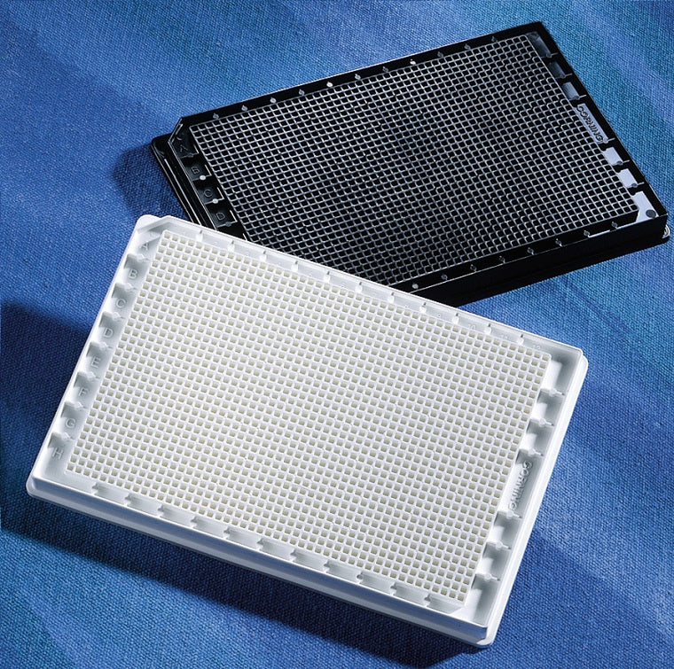 1536 Well White Polystyrene TC-treated Microplate, 10 per Bag, with Li ...