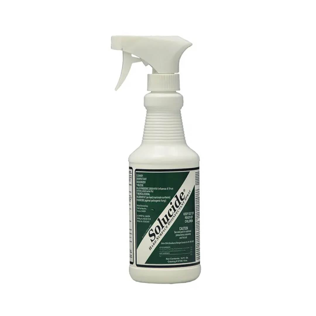 Solucide Hard Surface Disinfectant Spray, 16oz pump spray bottle ...