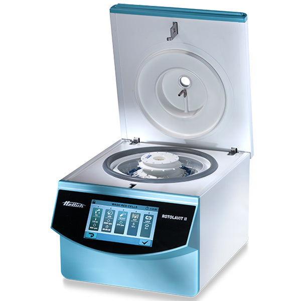 Rotolavit II Package with 12-place swing-out rotor and adapters, Hetti ...