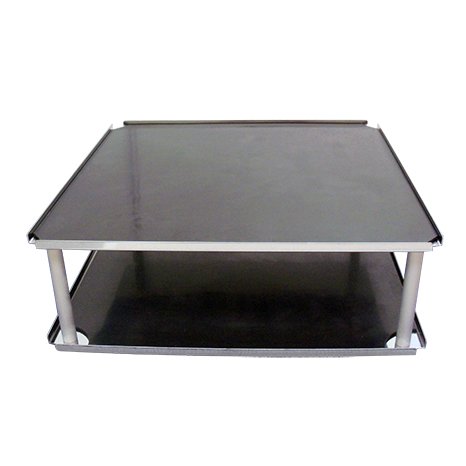 Double flat platform with nonslip rubber mat, (30 x 30cm), Labnet ...