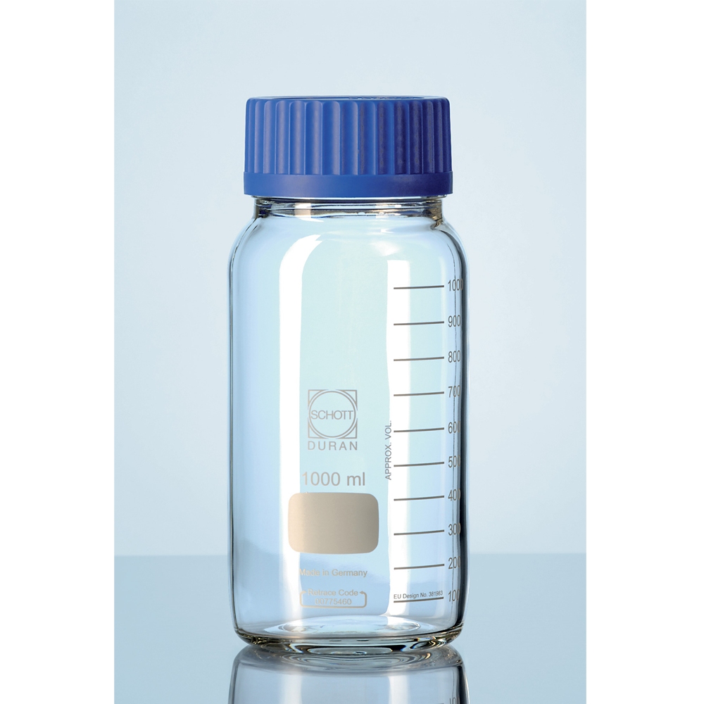 Wide mouth Duran Media Bottle – Appleton Woods | UK Lab Supplies