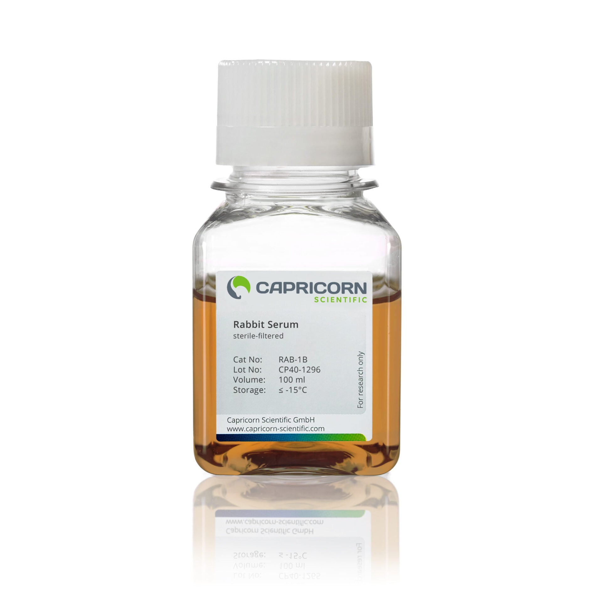 Rabbit Serum, 100 ml, Capricorn Scientific – Appleton Woods | UK Lab ...