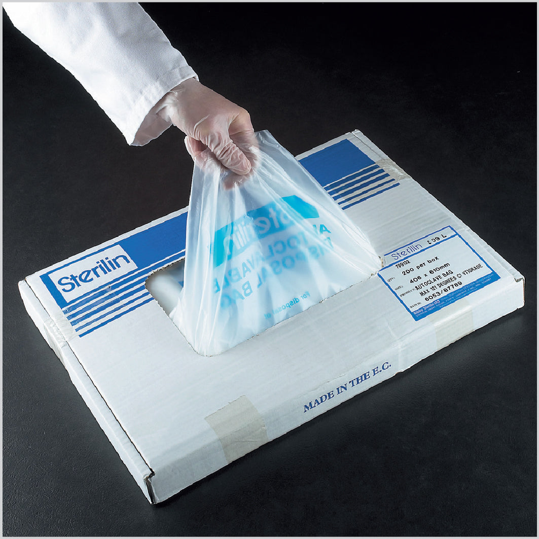 Autoclave bag, HDPE, Sterilin – Appleton Woods | UK Lab Supplies