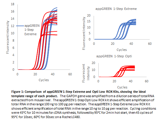 appGREEN 1-Step Opti Low ROX RT-qPCR Kit – Appleton Woods | UK Lab Supplies