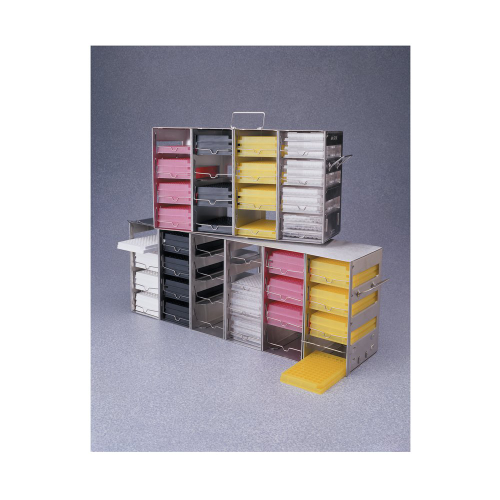4 shelf rack for 9x9 array storage boxes, Nalgene – Appleton Woods | UK ...