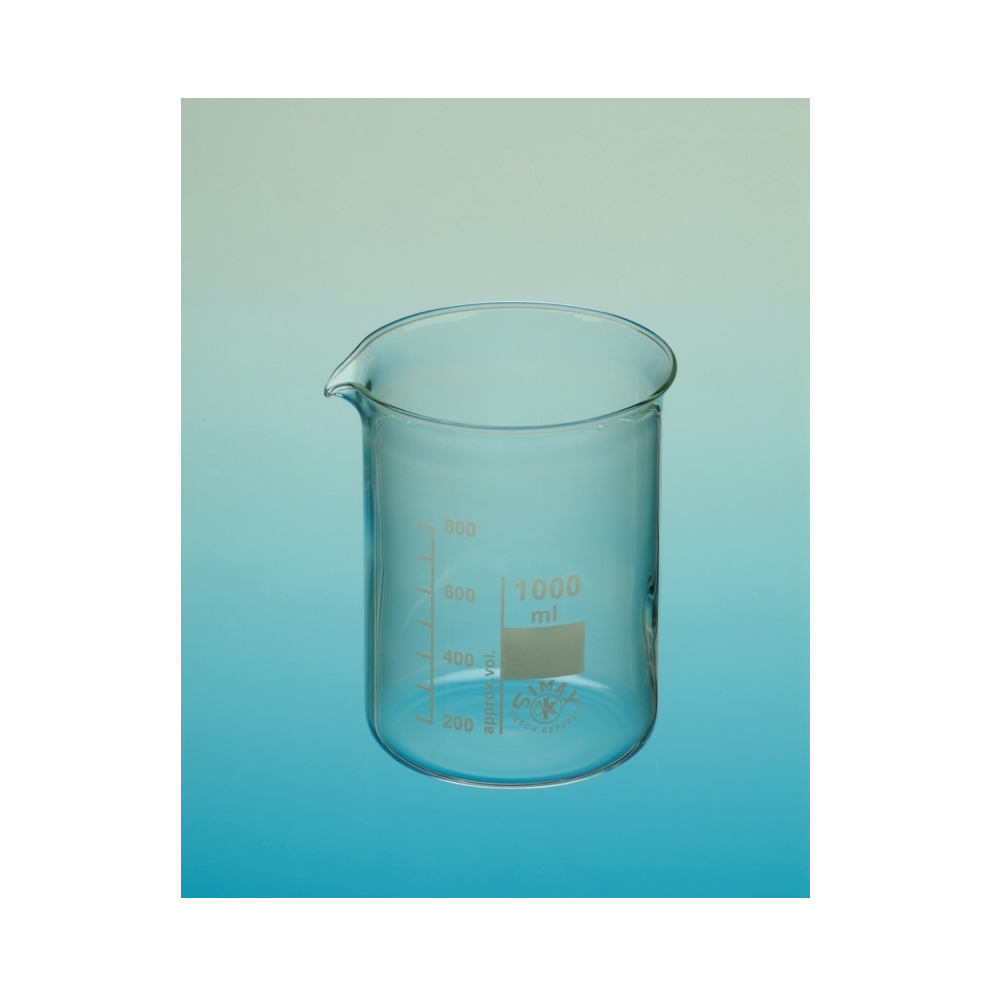 Short form glass beaker, Simax – Appleton Woods | UK Lab Supplies