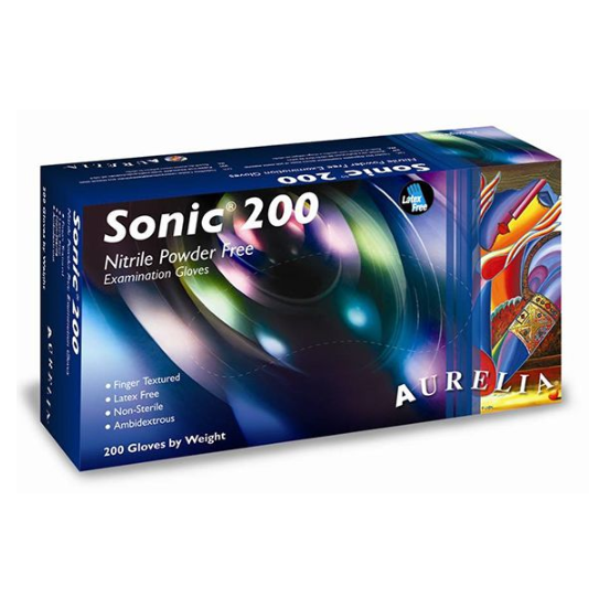 Sonic® 200 gloves, powder-free, nitrile, Supermax – Appleton Woods | UK ...